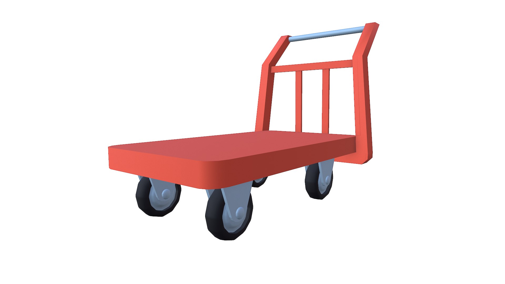 modelo 3d Cartoon Trolley - TurboSquid 2013026