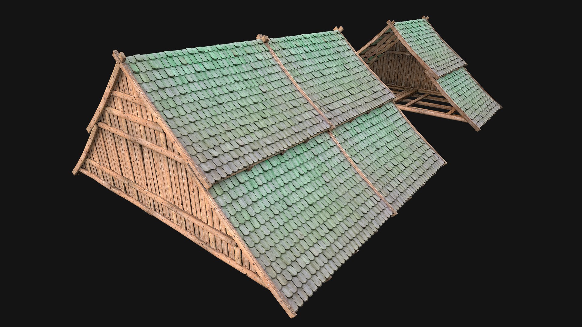 Medieval Tile Roof Constructor 3D Model - TurboSquid 2142375
