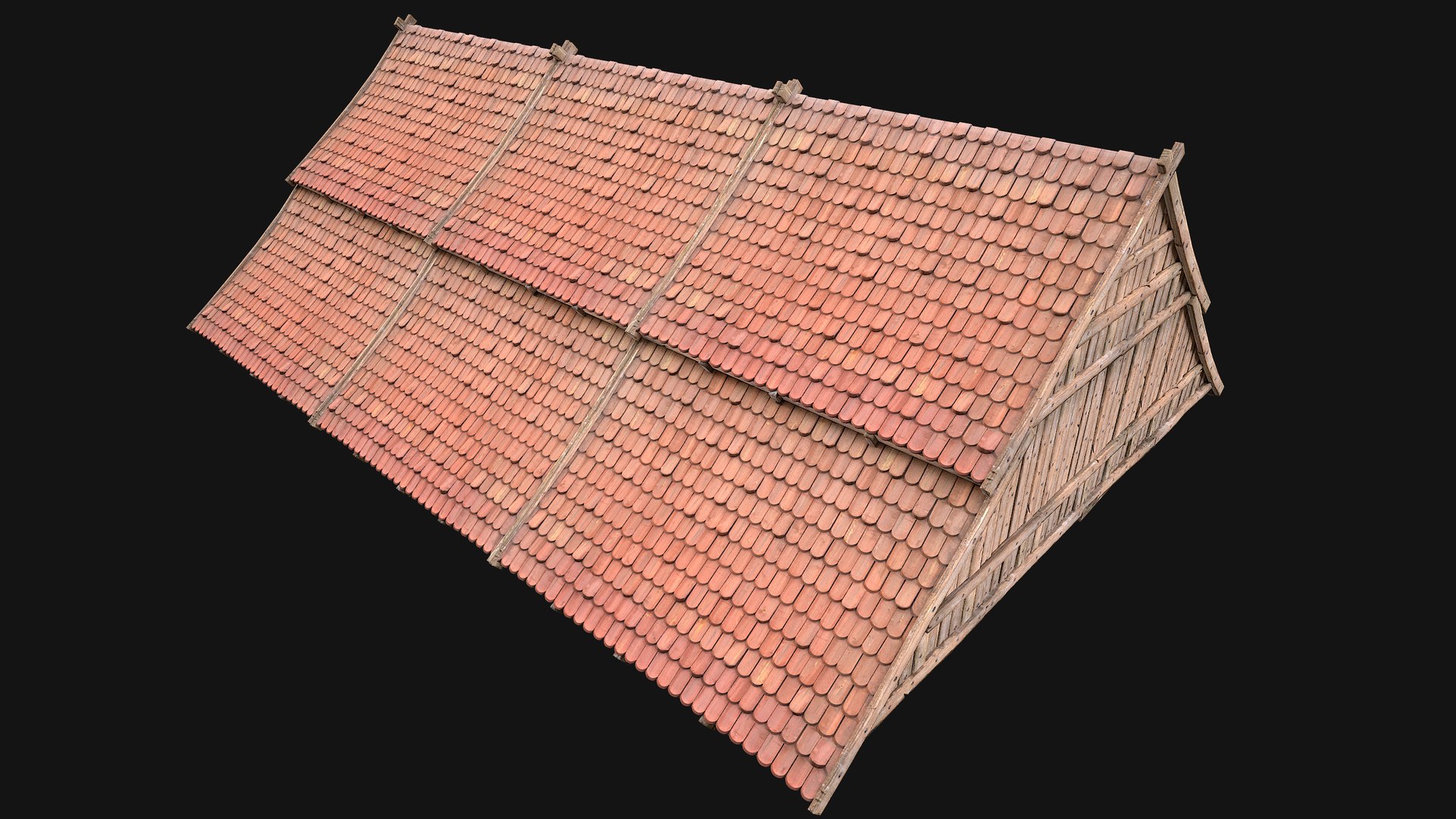 Medieval Tile Roof Constructor 3D Model - TurboSquid 2142375