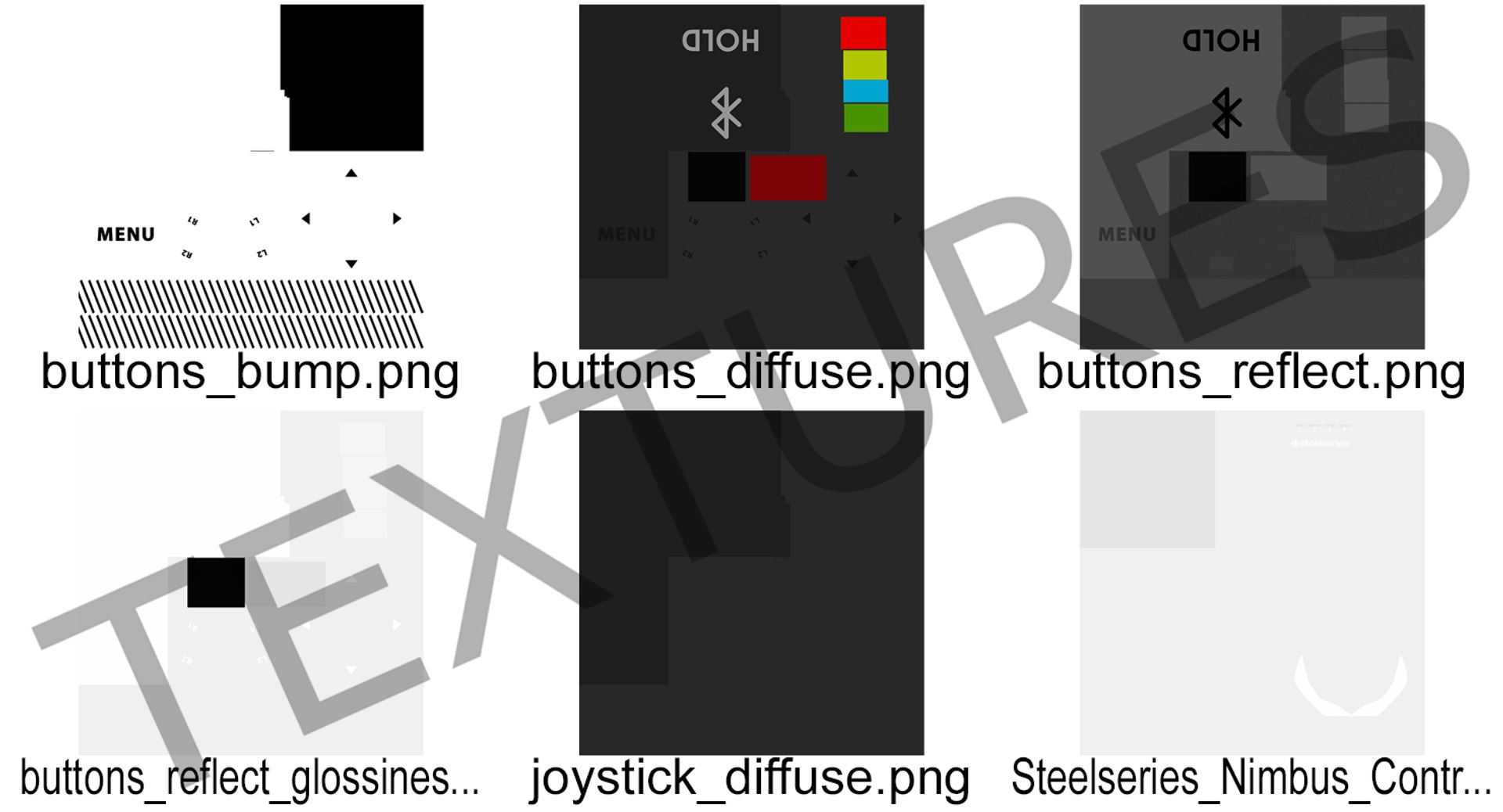 Steelseries Nimbus Wireless Gaming 3D - TurboSquid 1169858