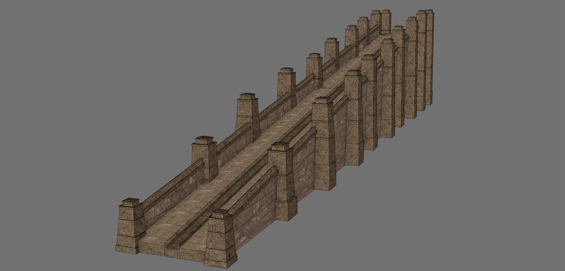 Free Ancient Stair Ramp 3D Model - TurboSquid 2247900