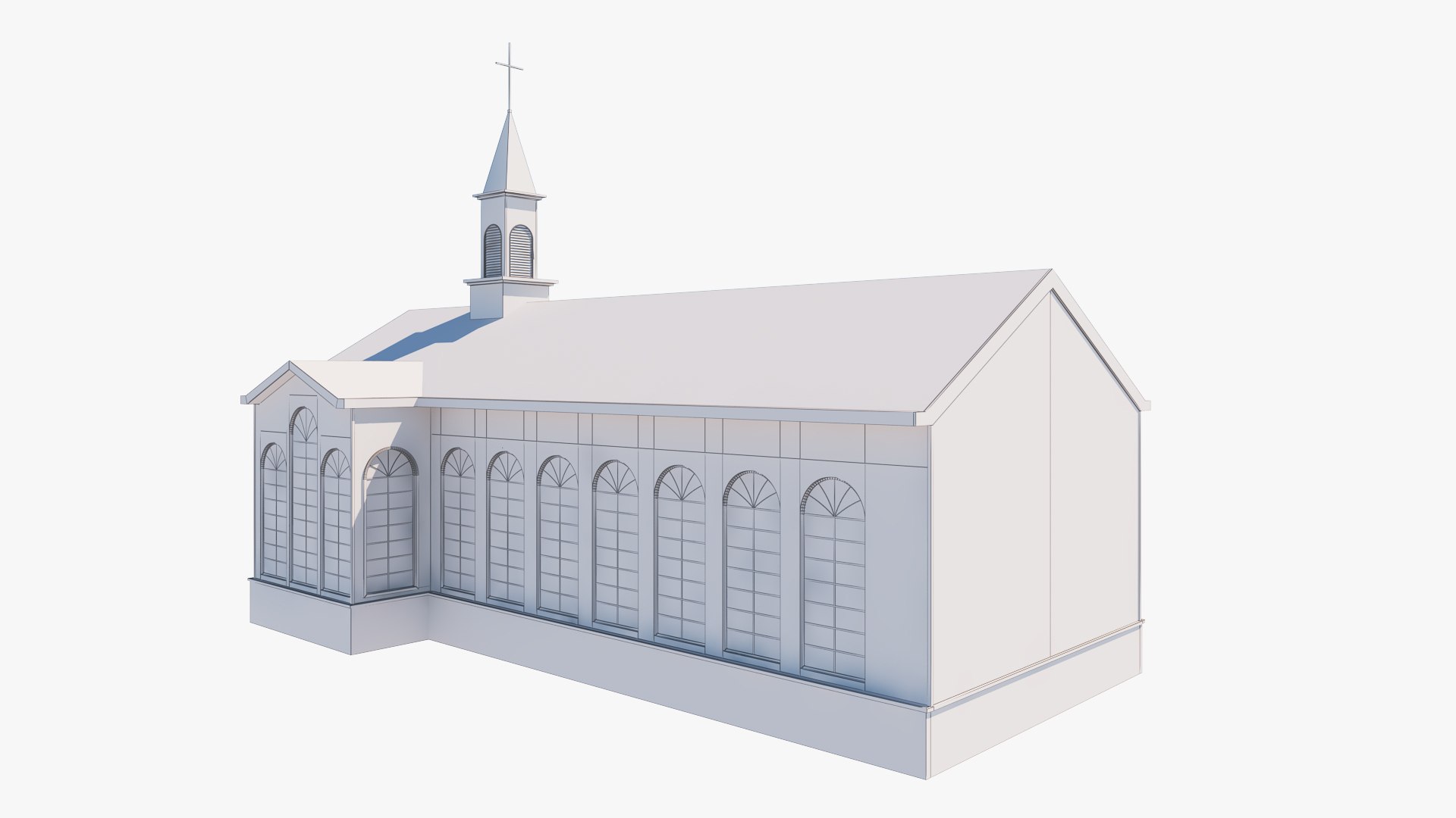 Church Chapel Building 3D - TurboSquid 1484165