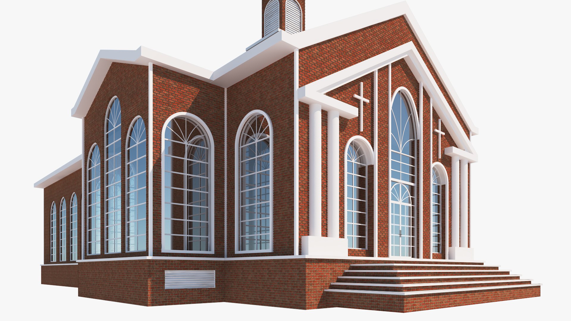 Church Chapel Building 3D - TurboSquid 1484165
