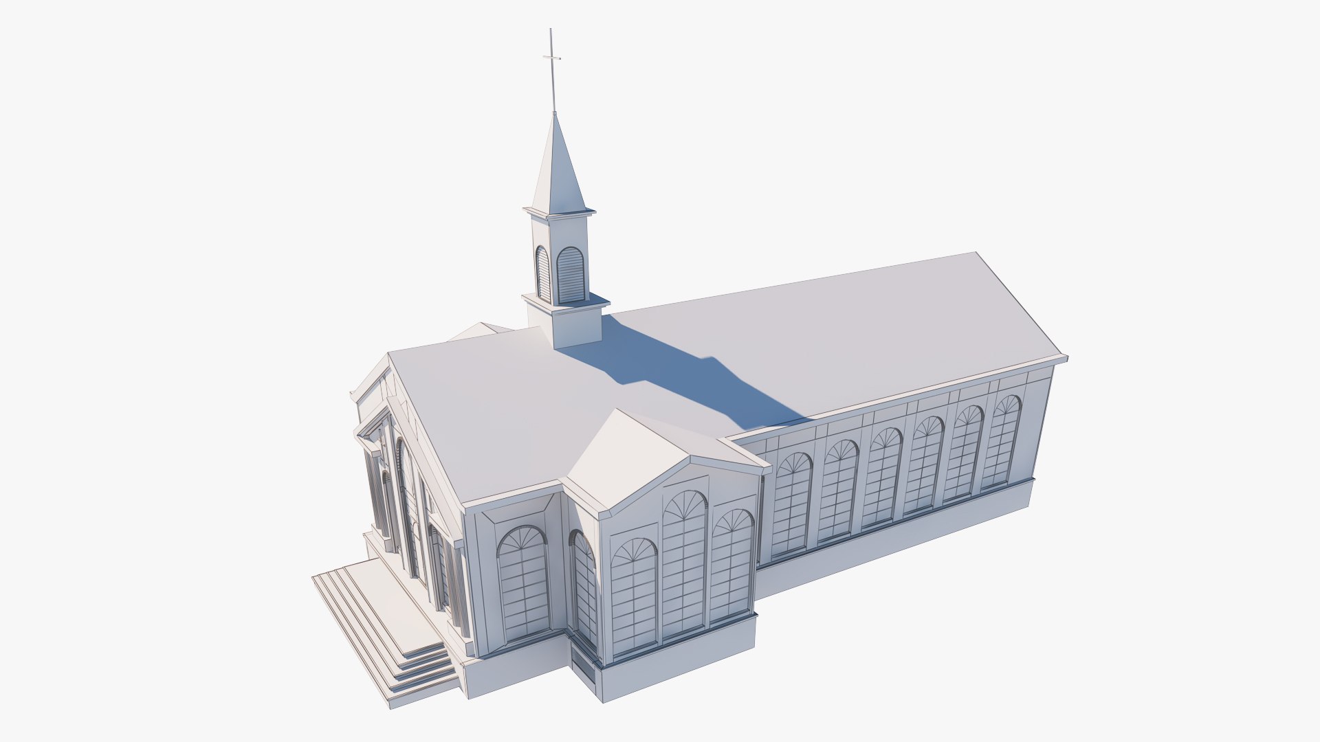 Church Chapel Building 3D - TurboSquid 1484165