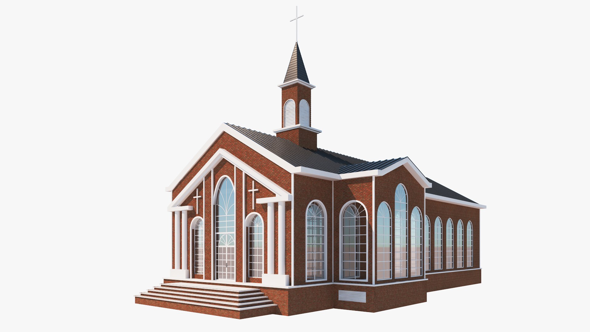 Church Chapel Building 3D - TurboSquid 1484165