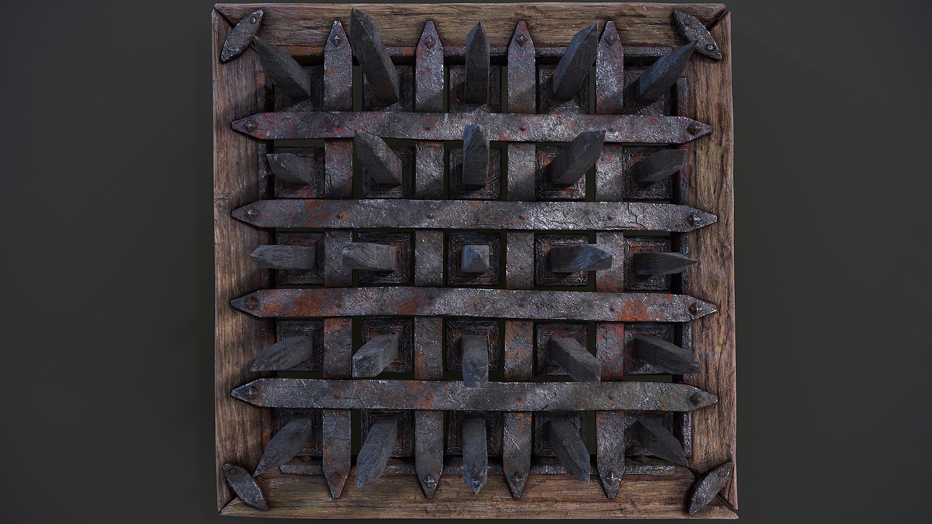 3D Spiked Trap - TurboSquid 1954379