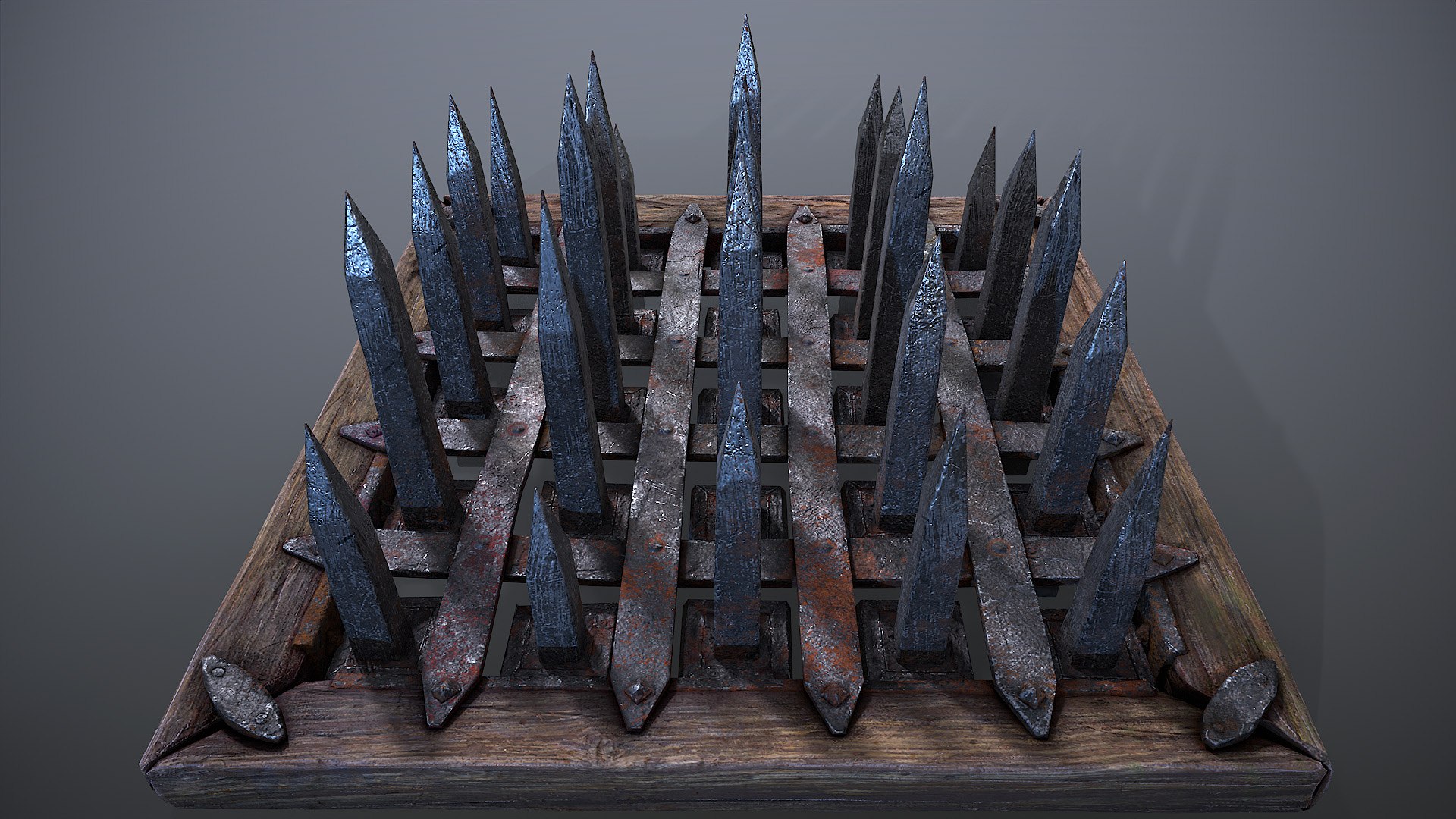 3D Spiked Trap - TurboSquid 1954379