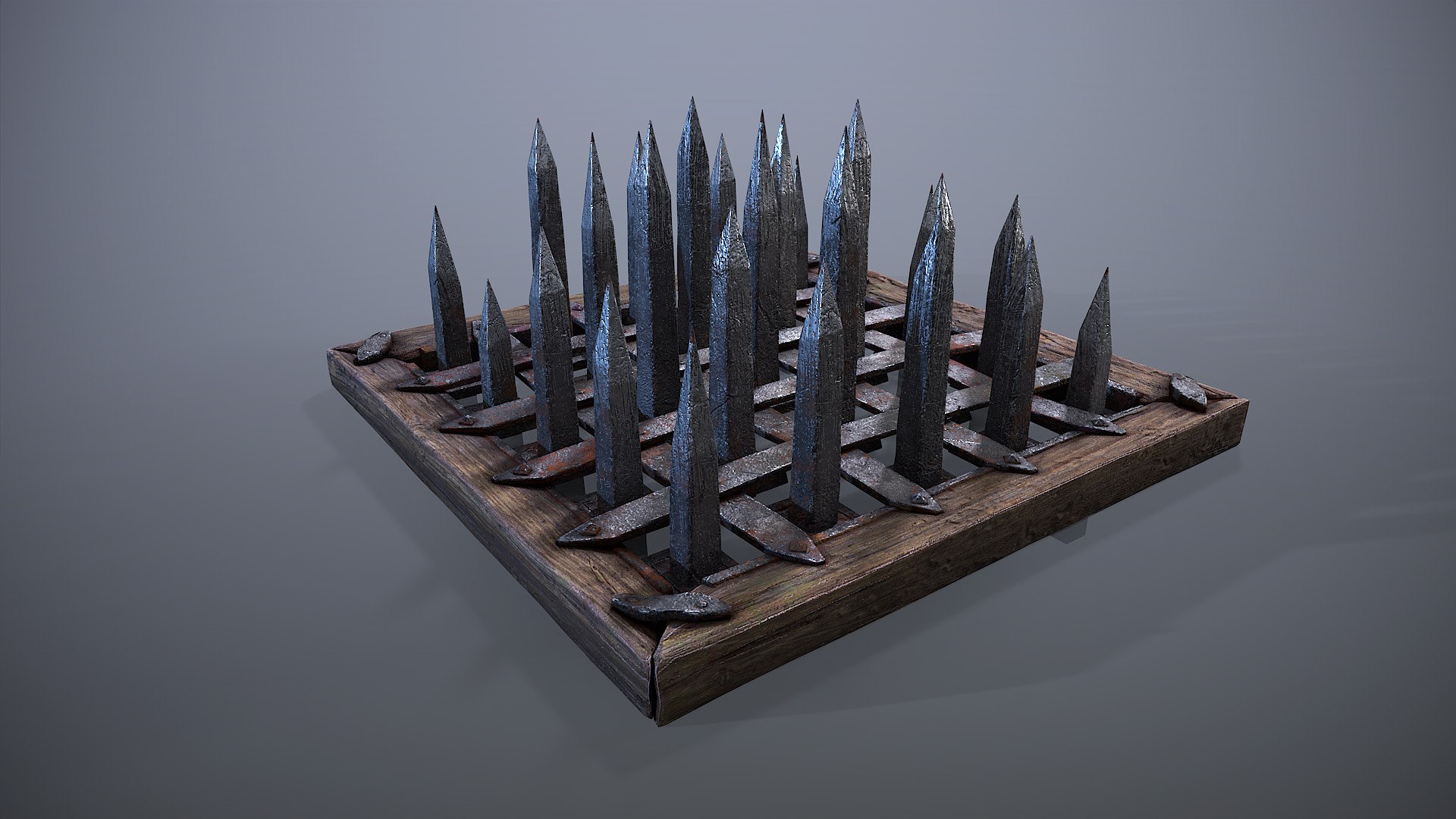 3D Spiked Trap - TurboSquid 1954379