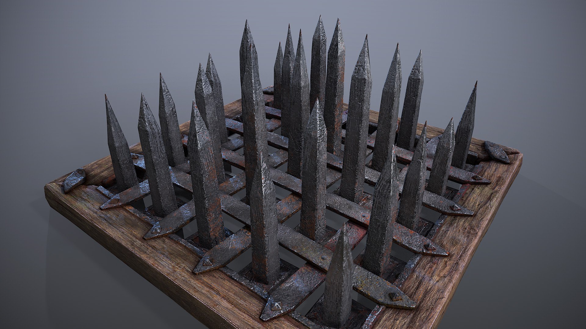 3D Spiked Trap - TurboSquid 1954379