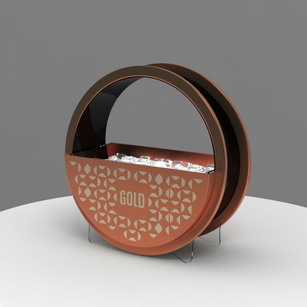 3D Bespoke circular ice-bucket serve - TurboSquid 1972663