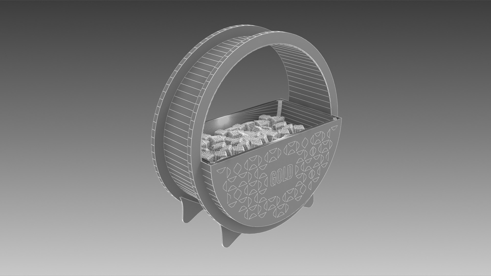 3D Bespoke Circular Ice-bucket Serve - TurboSquid 1972663