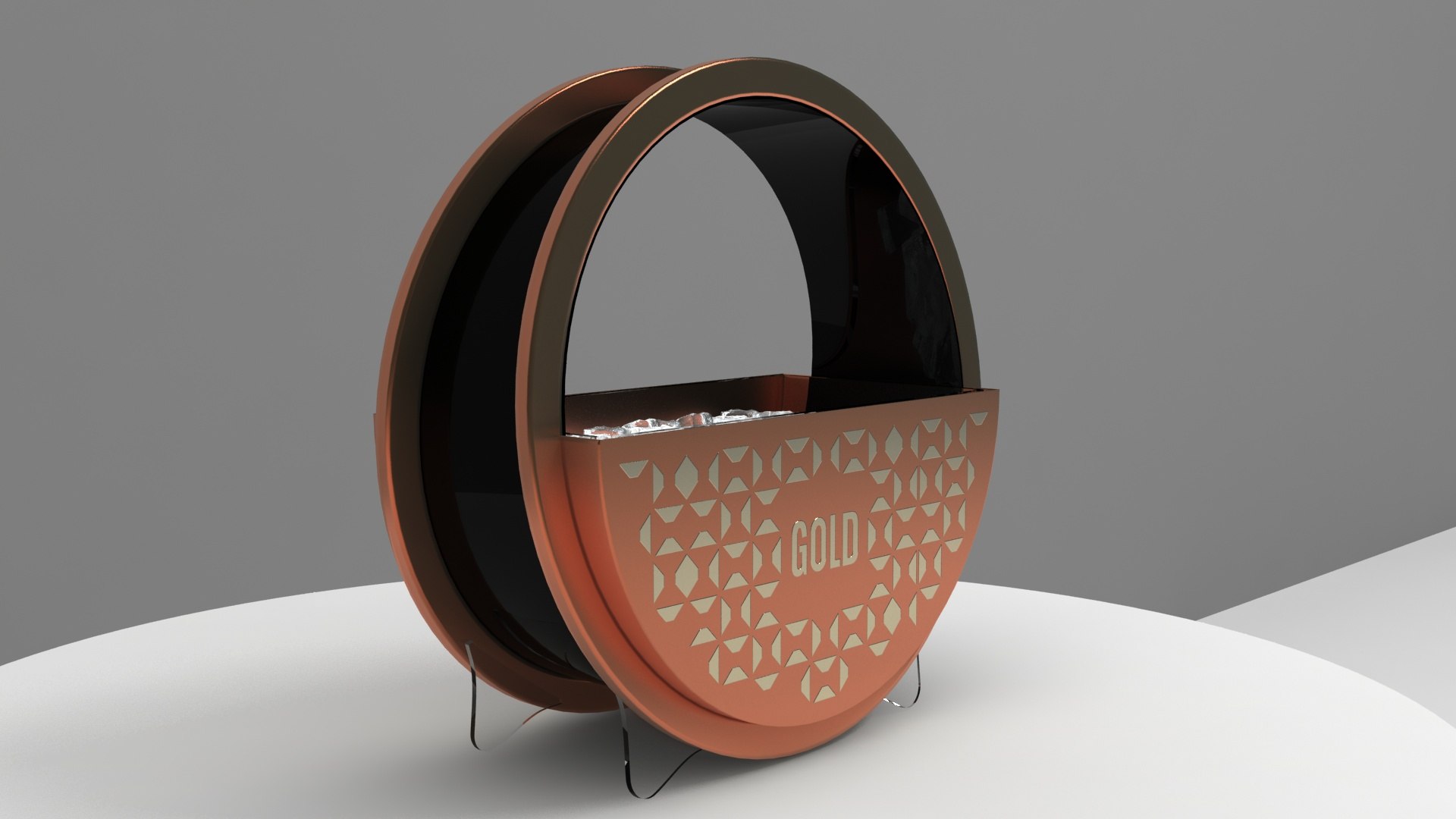 3D Bespoke Circular Ice-bucket Serve - TurboSquid 1972663