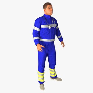 Rigged And Low Poly Paramedic 3D Models For Download | TurboSquid