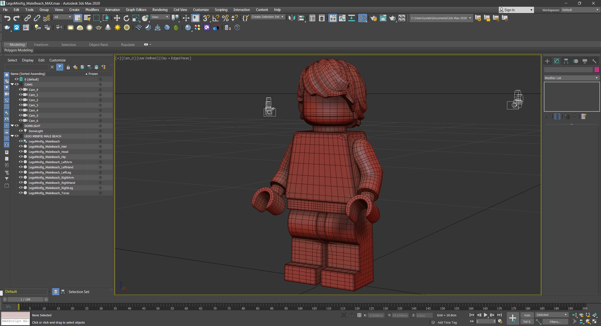 Lego Minifig Male Beach 3D Model - TurboSquid 2211785