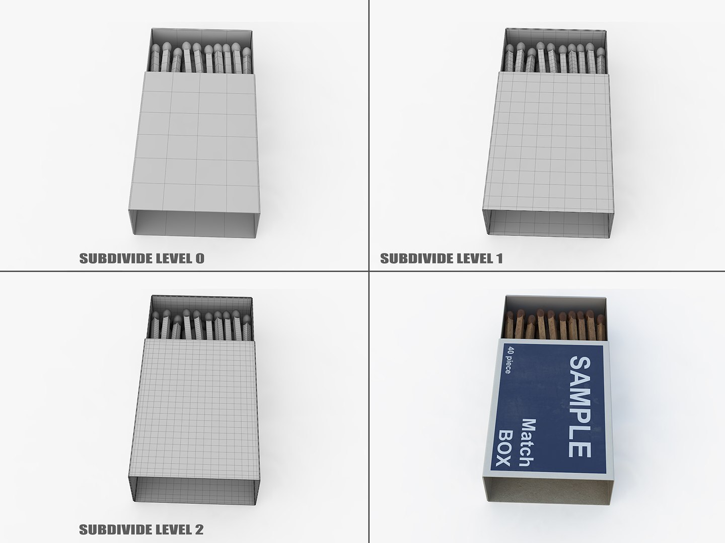 3D MATCHBOX - TurboSquid 2123286