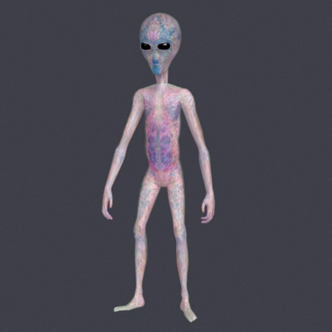 imagination aliens 3d model