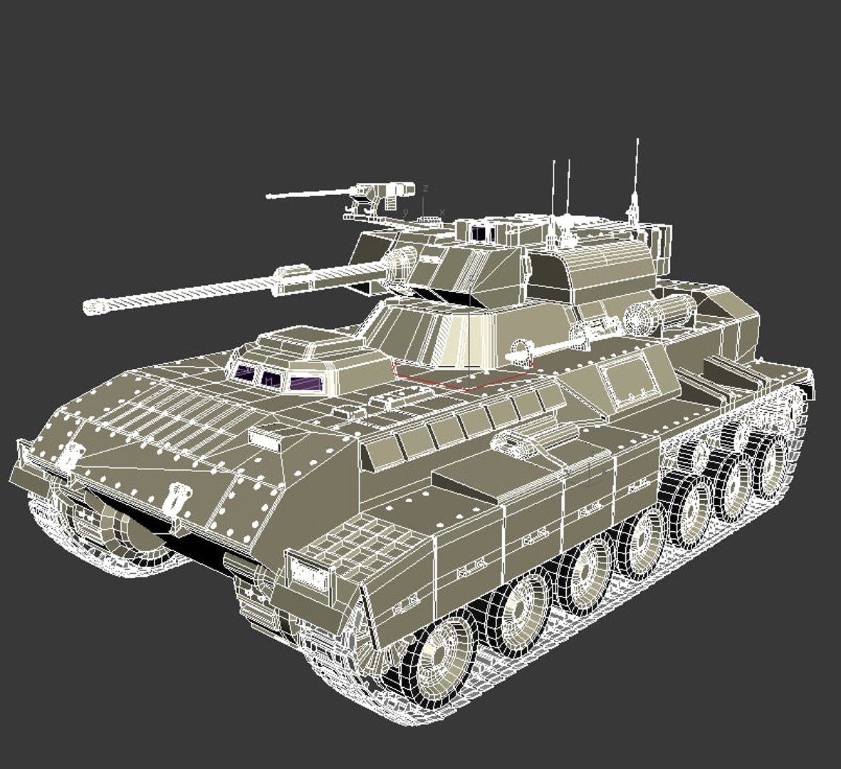 Tank Military War 3d Max