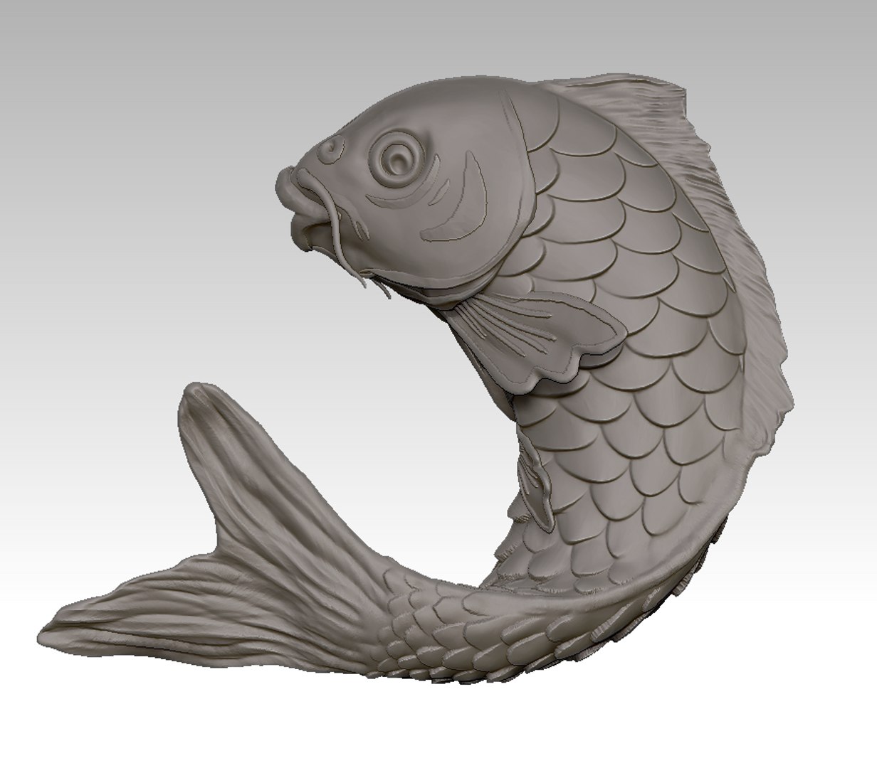 3D Jumping Fish - TurboSquid 1610444
