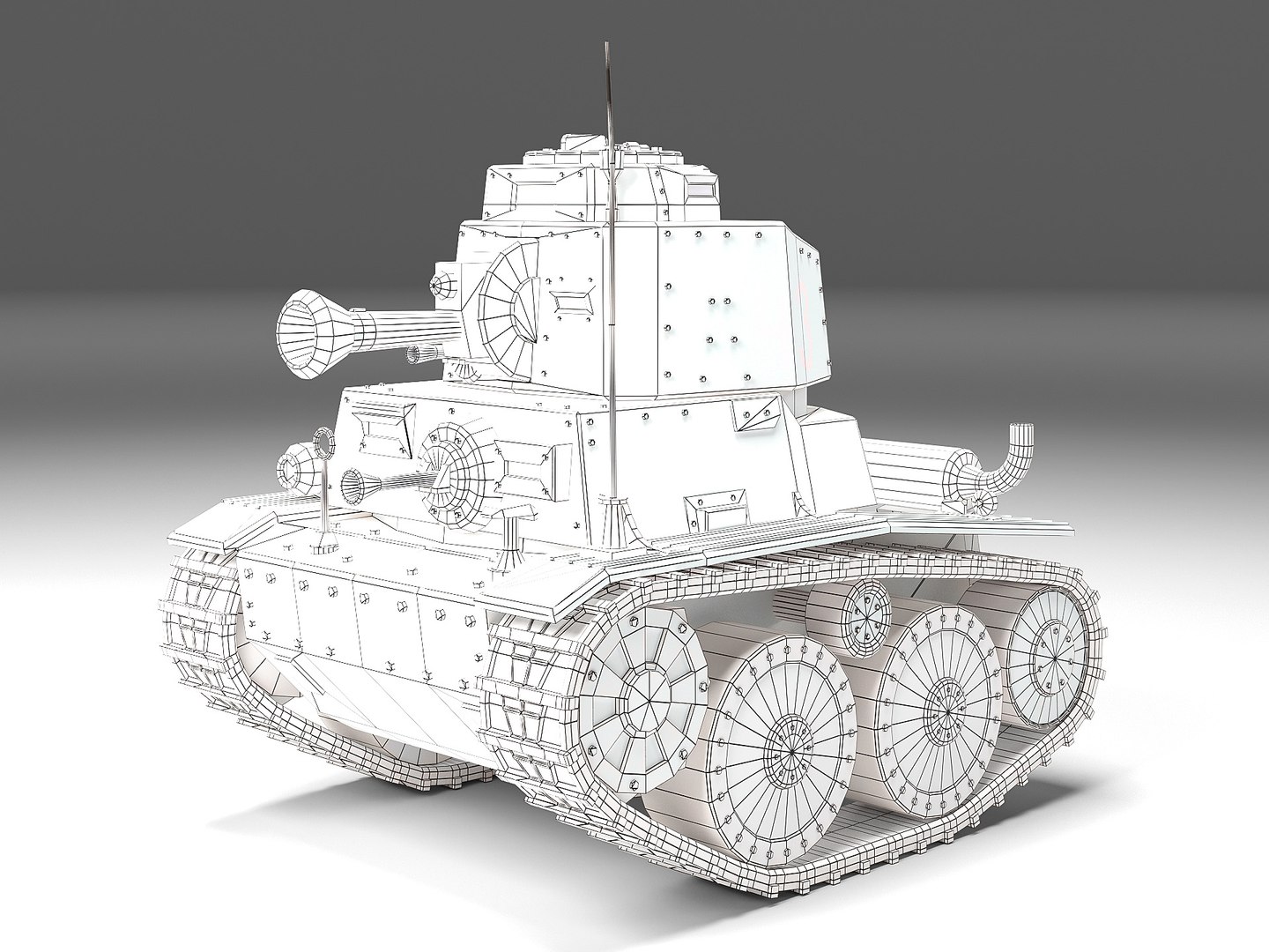 Meng German Light Panzer 38T 3D Model - TurboSquid 2112035