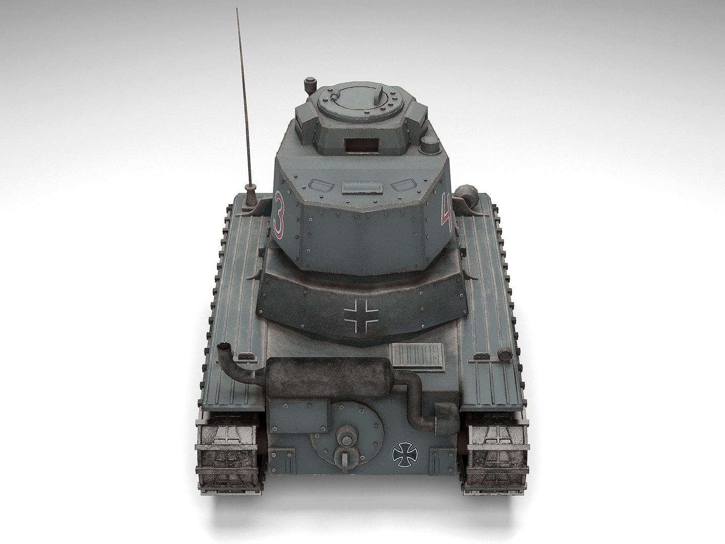 Meng German Light Panzer 38T 3D Model - TurboSquid 2112035