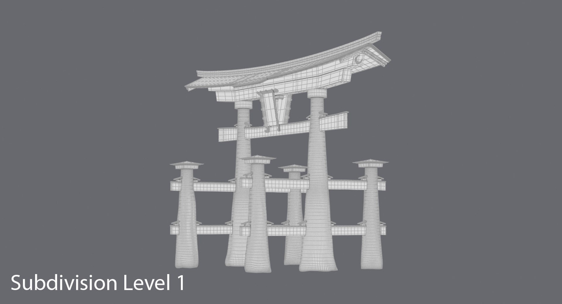 Japanese-temple-gate 3D model - TurboSquid 1193200