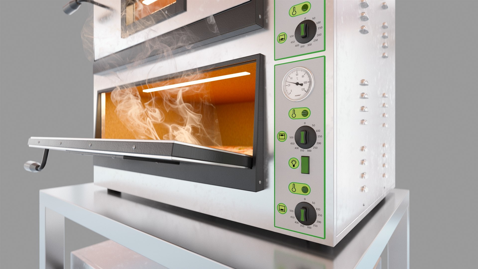 3D Fimar Deck Electric Pizza Oven 3D Model - TurboSquid 2045973