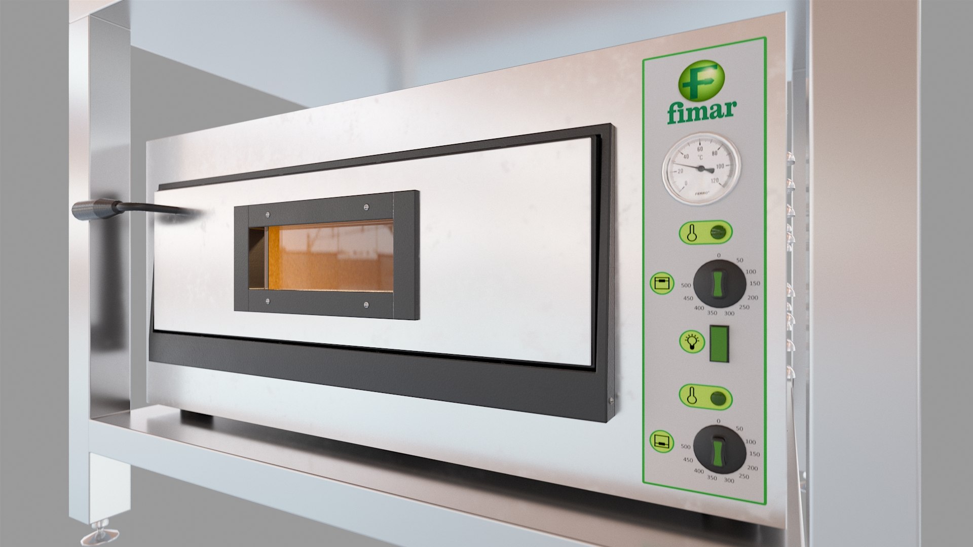 3D Fimar Deck Electric Pizza Oven 3D Model - TurboSquid 2045973