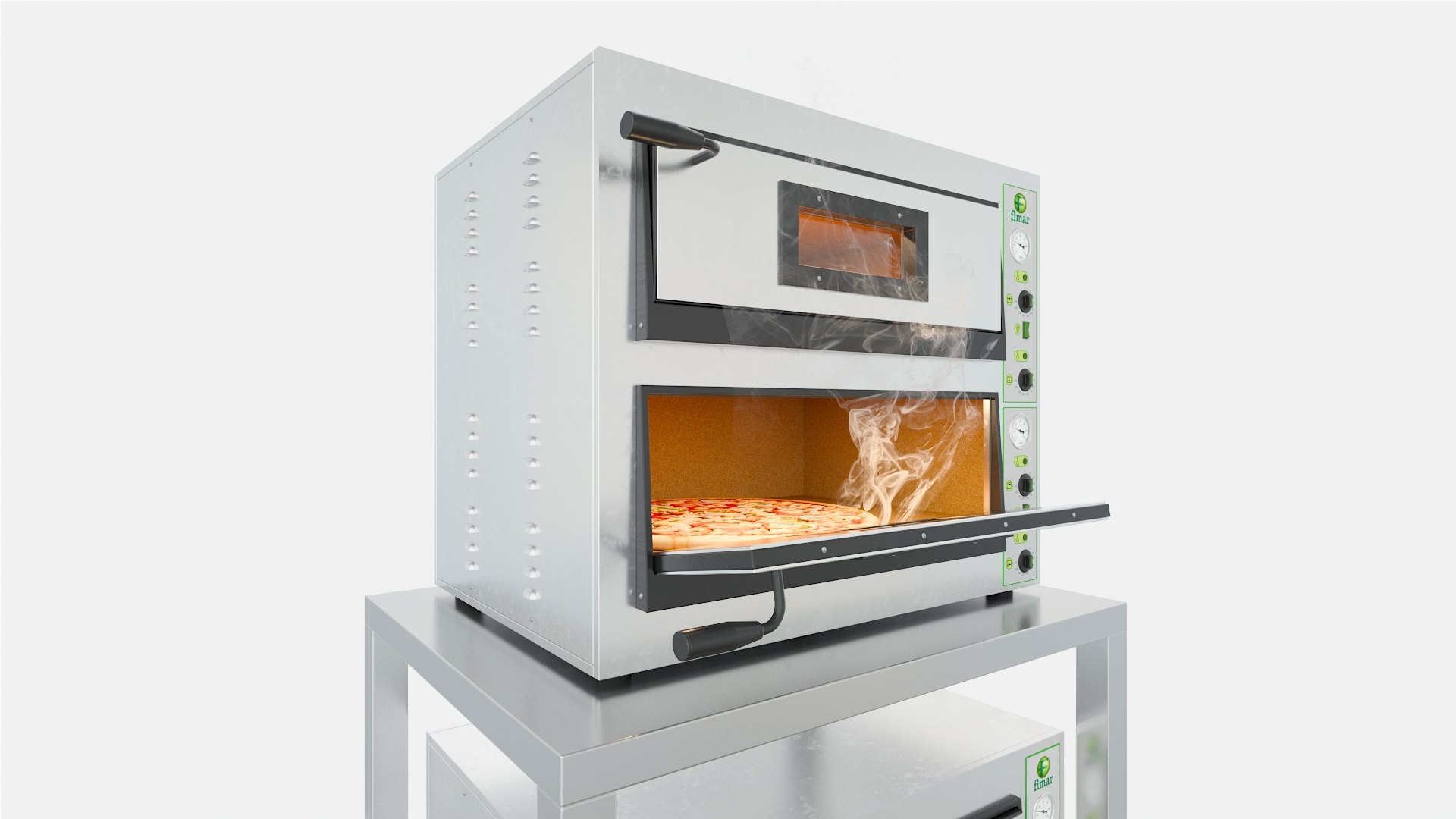 3D Fimar Deck Electric Pizza Oven 3D Model - TurboSquid 2045973