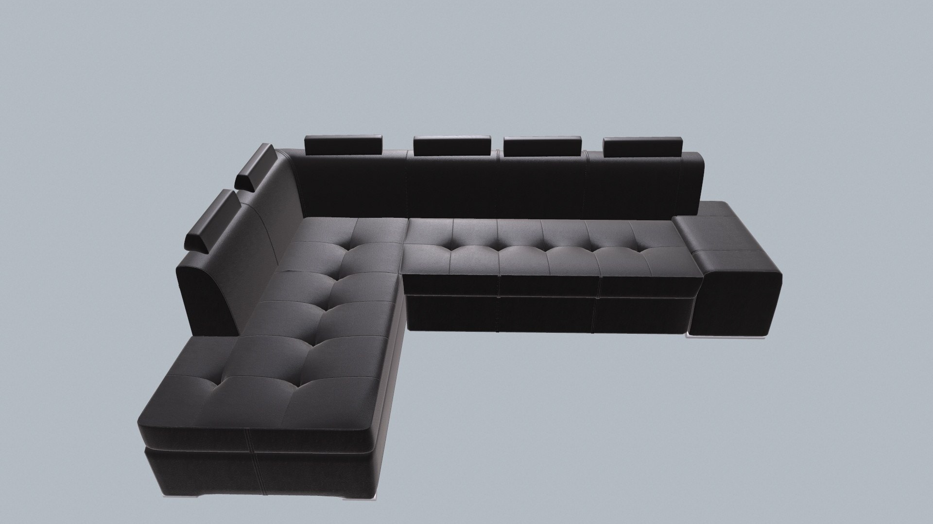 3D Model L Shaped Sofa Set - TurboSquid 2075811
