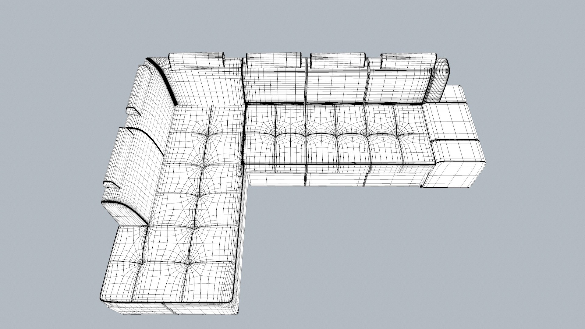 3D Model L Shaped Sofa Set - TurboSquid 2075811
