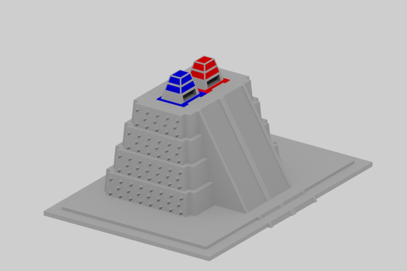 Cartoon Simple Aztec Pyramid 3D - TurboSquid 1516160