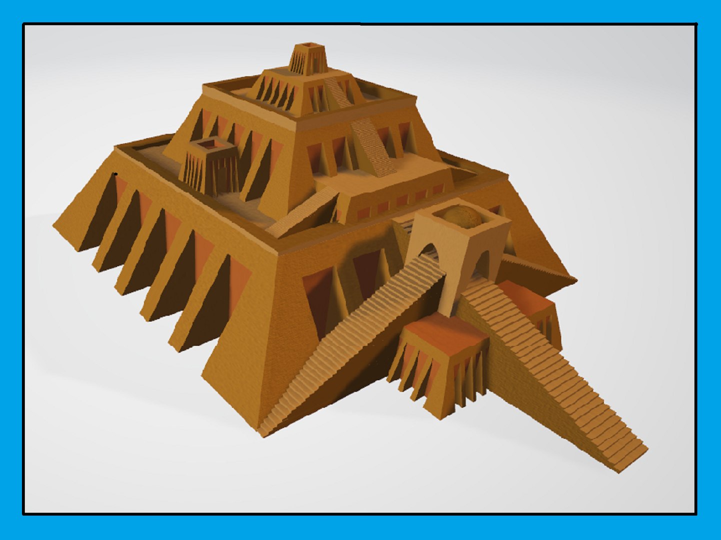 Ziggurat Ur Model - TurboSquid 1491606