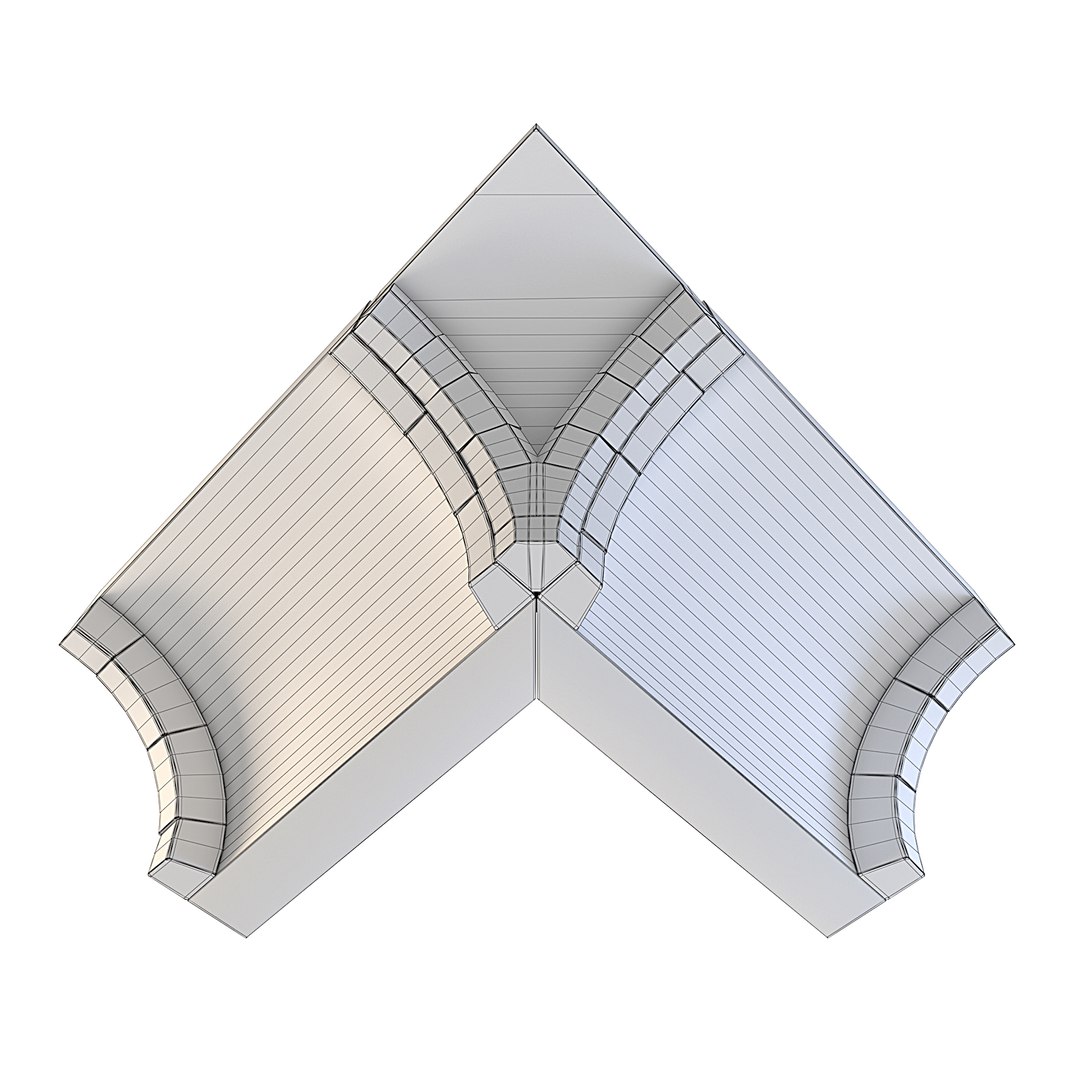 Dungeon Wall Corner Outside Top 3D Model - TurboSquid 2291853