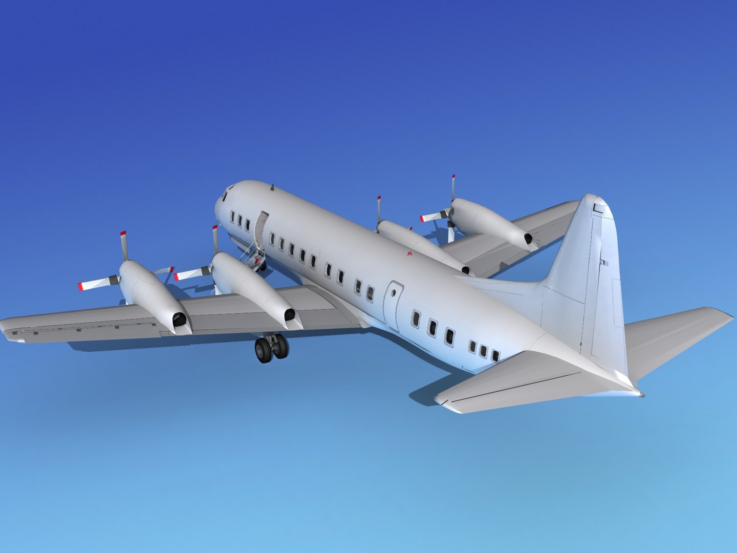 propellers electra lockheed 3d max