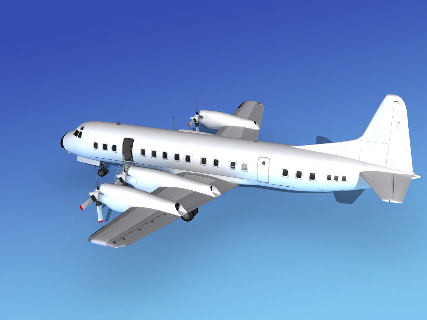 propellers electra lockheed 3d max