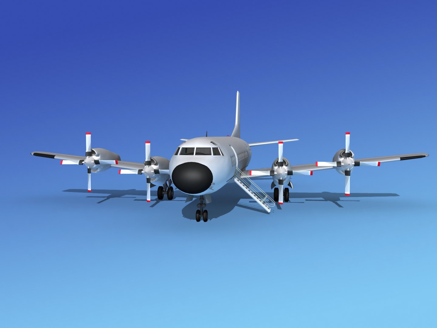 propellers electra lockheed 3d max