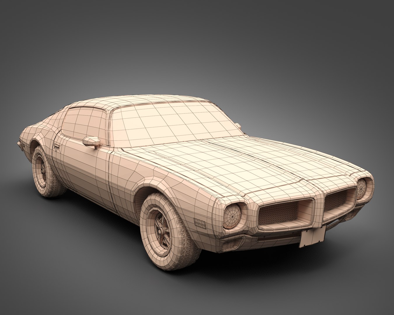 3D 1970 Pontiac Firebird - TurboSquid 1741103