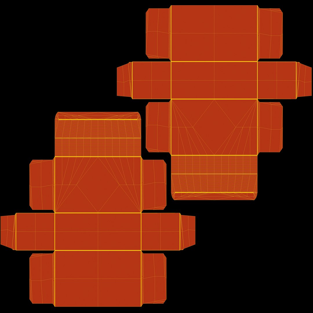 3D Model Packaging Box 200x60x90mm - TurboSquid 2227386