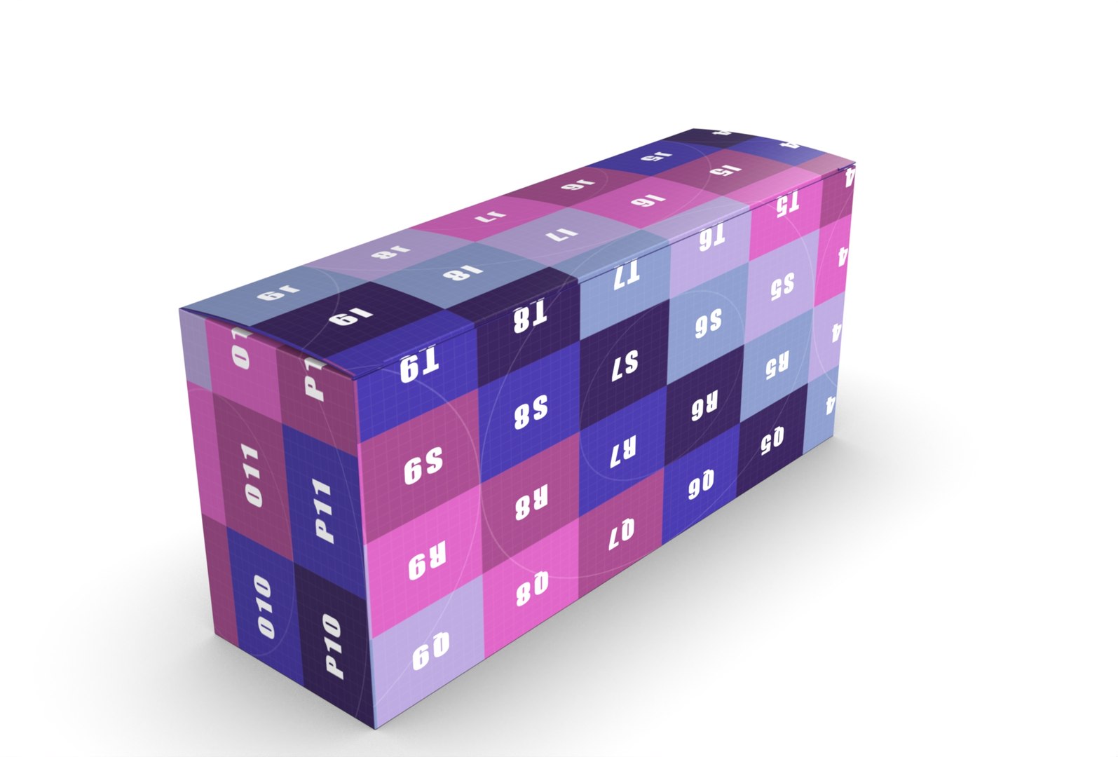 3D Model Packaging Box 200x60x90mm - TurboSquid 2227386