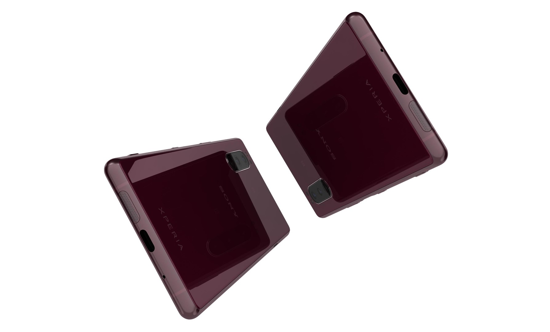 3D Sony Xperia 5 Red Model - TurboSquid 1601084