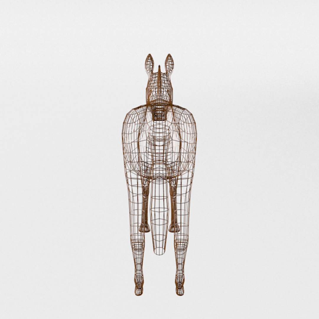 Brown Donkey Model - TurboSquid 1323491
