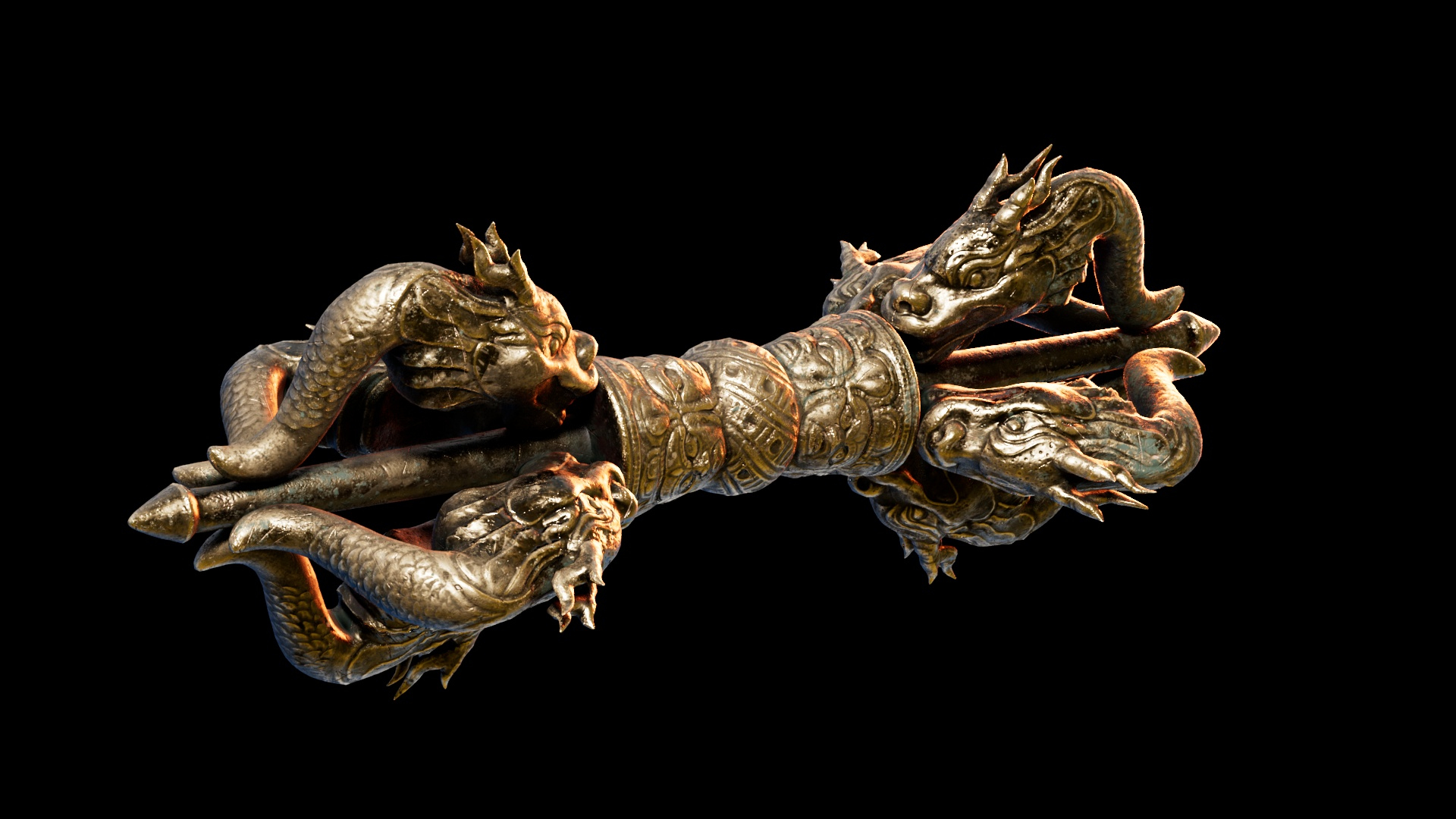 3D Vajra Dorje Relic - TurboSquid 2454953