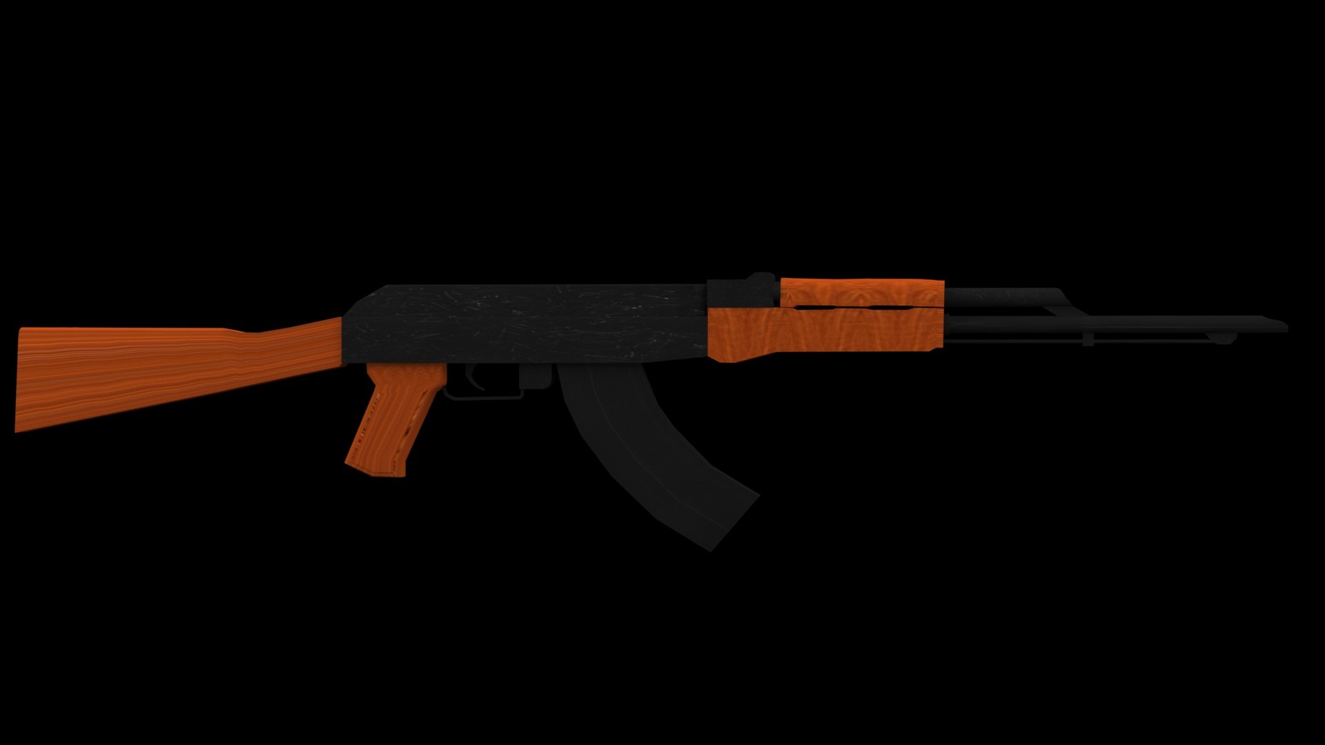 Assault Rifle AKM Model - TurboSquid 2046203
