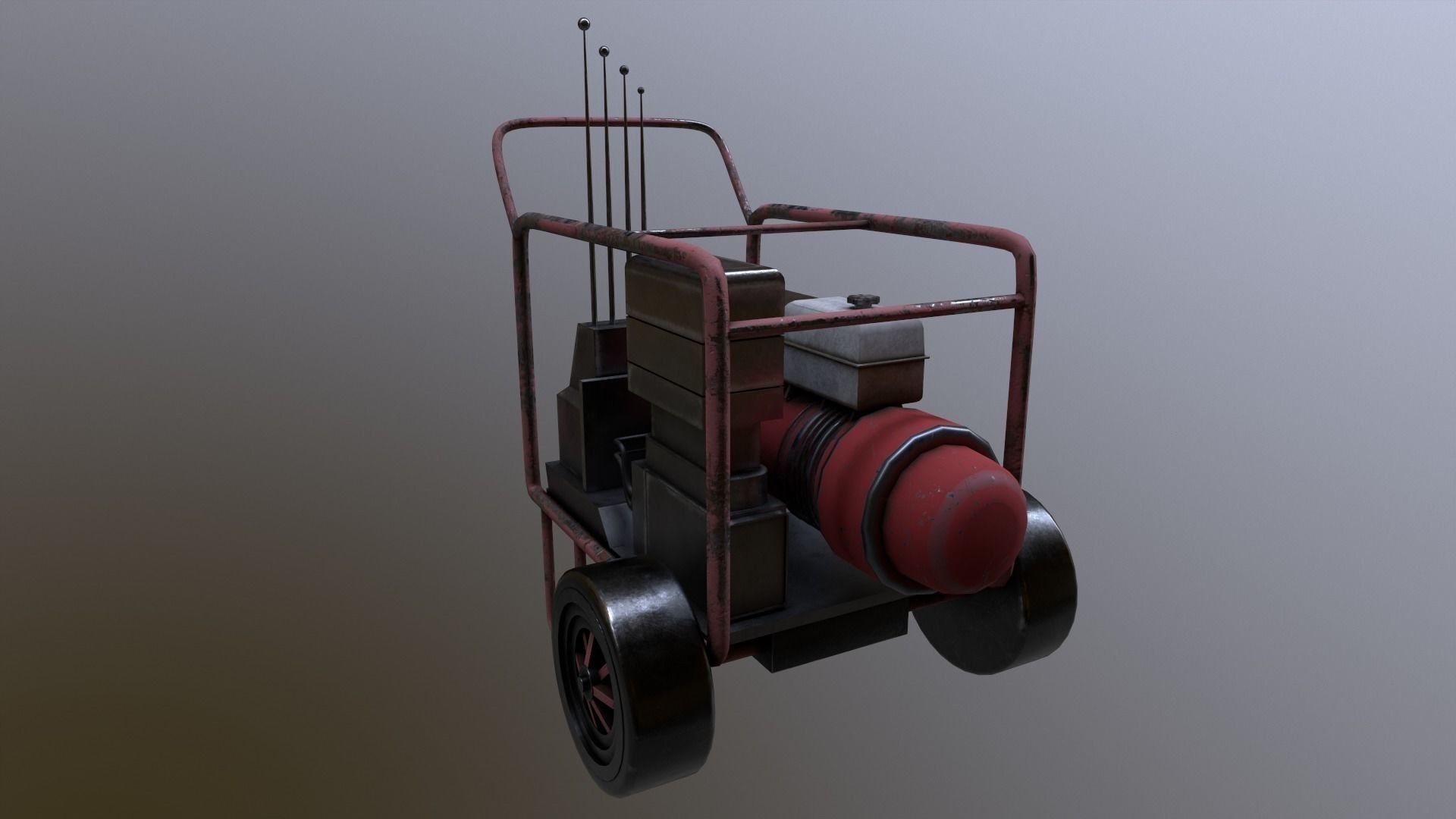 3D Generator Game Ready Low Poly PBR 3D Model model - TurboSquid 2183109