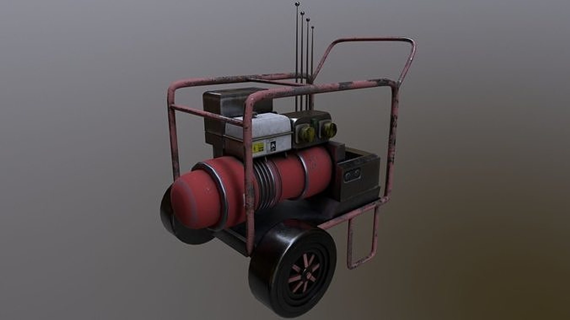 3D Generator Game Ready Low Poly PBR 3D Model model - TurboSquid 2183109