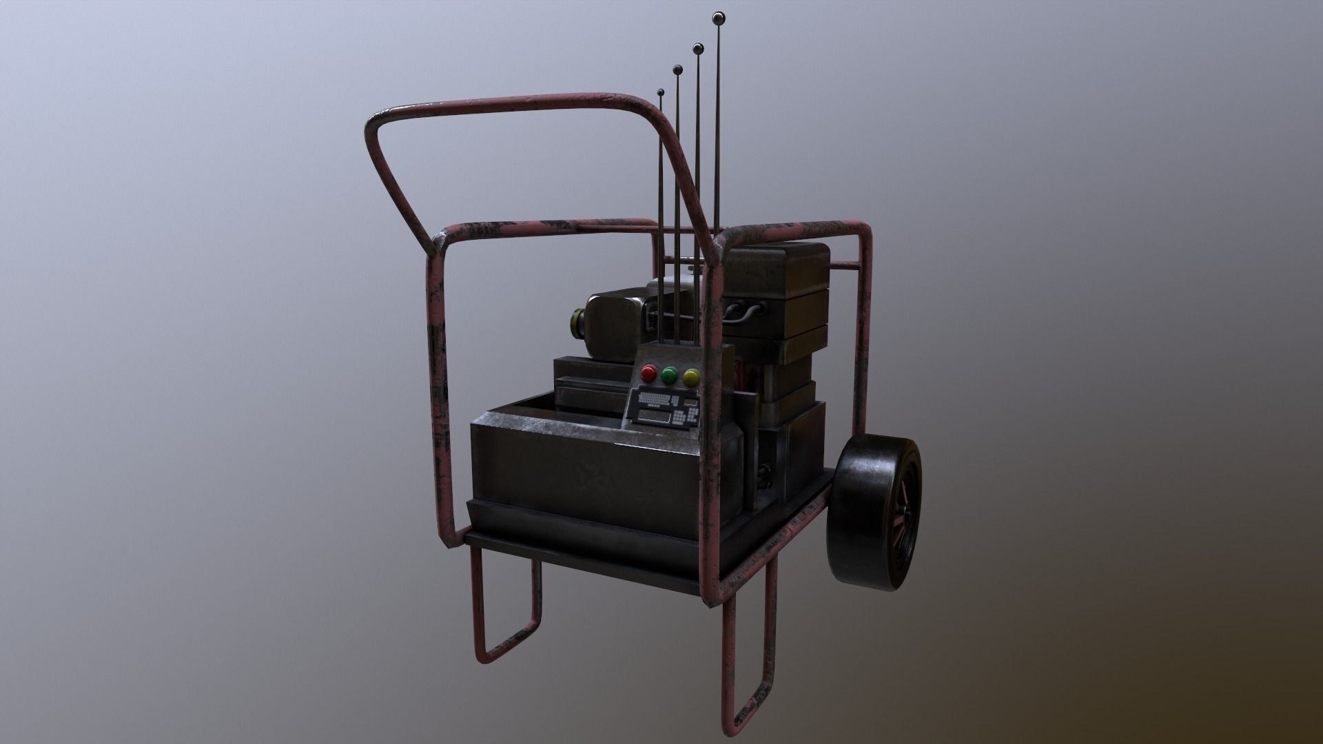 3D Generator Game Ready Low Poly PBR 3D Model model - TurboSquid 2183109