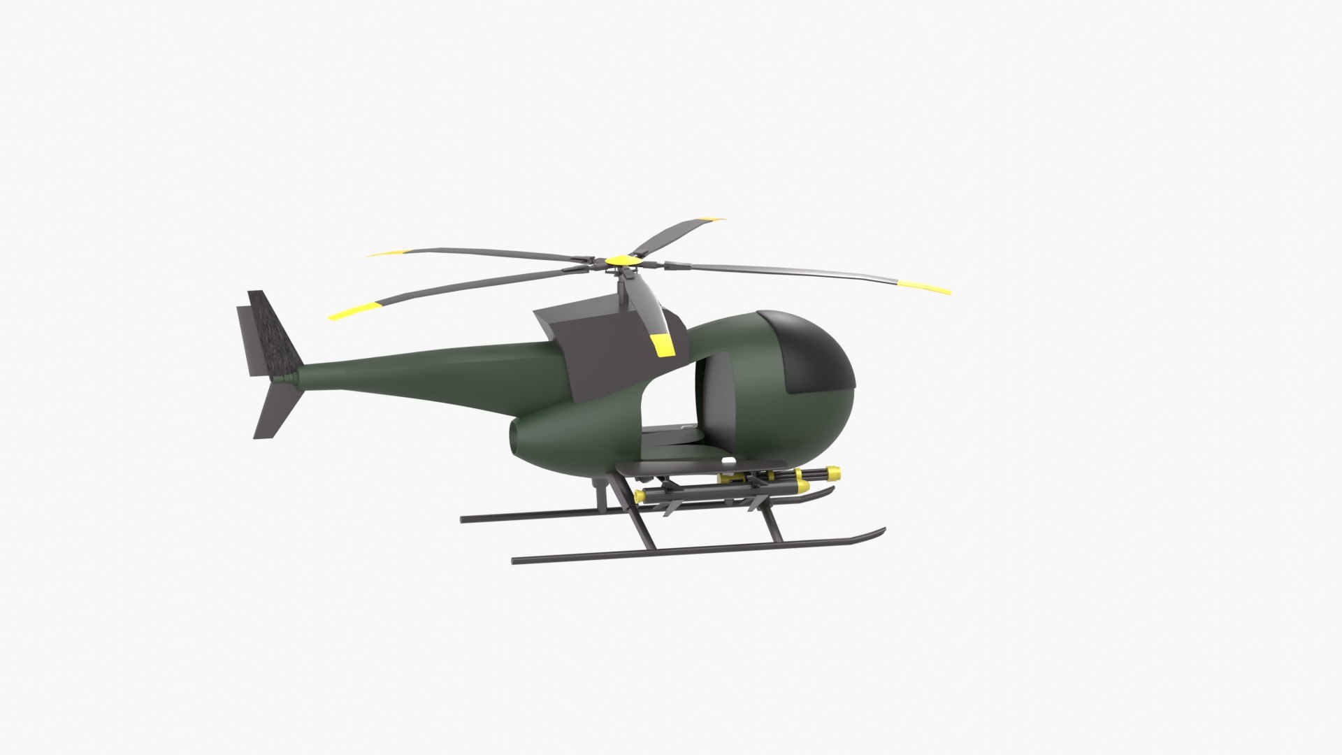 3D Model Helicopter 3D Illustration - TurboSquid 2234839
