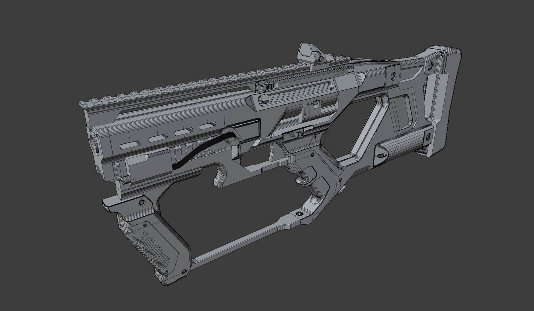 Concept Sci Fi Weapon 3D Model - TurboSquid 1730504