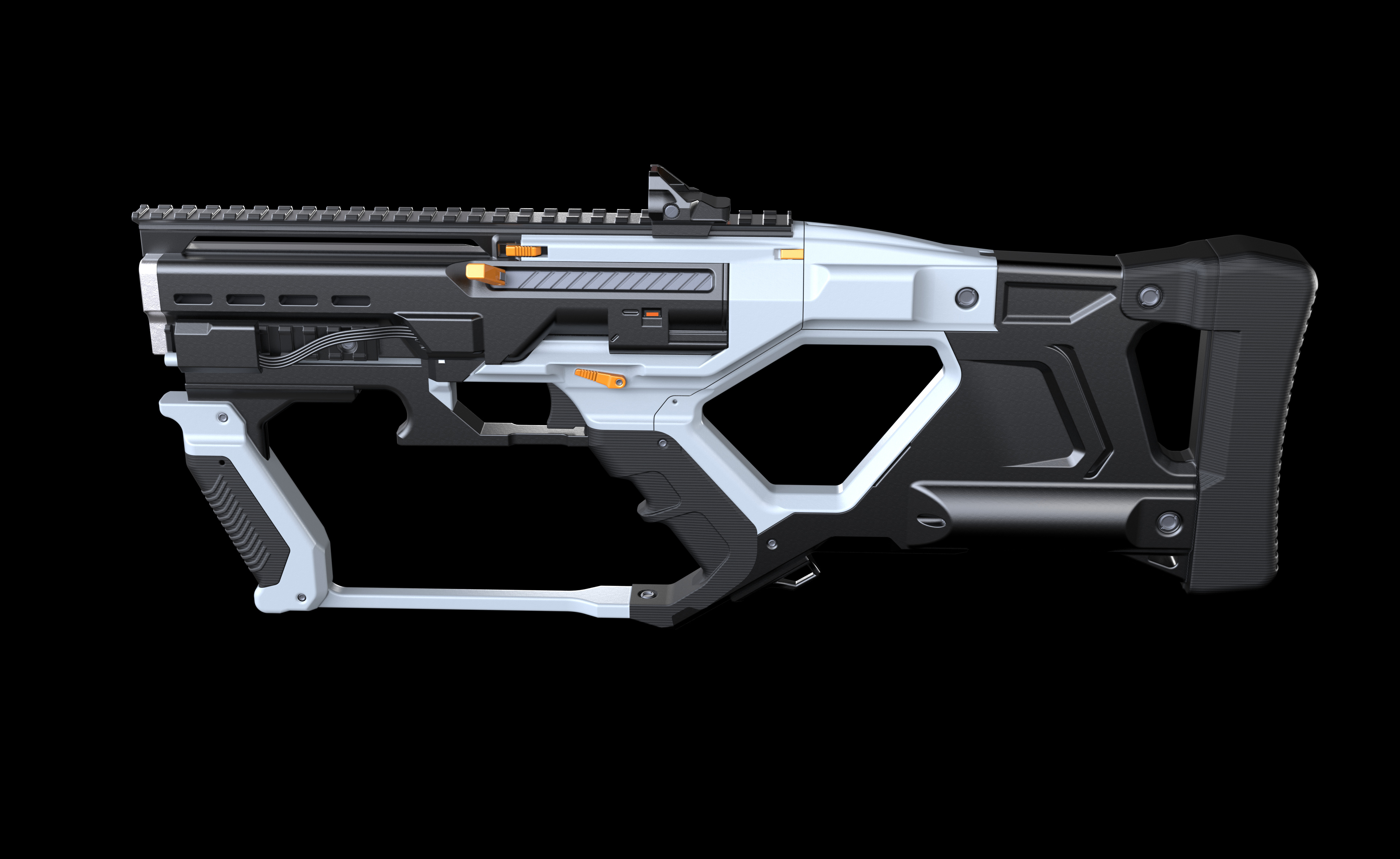 Concept sci fi weapon 3D model - TurboSquid 1730504