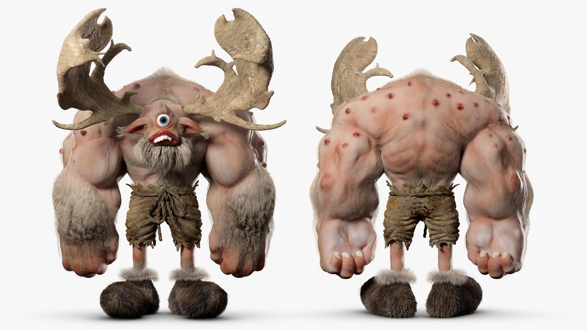 Cyclops Troll 3D - TurboSquid 1975299